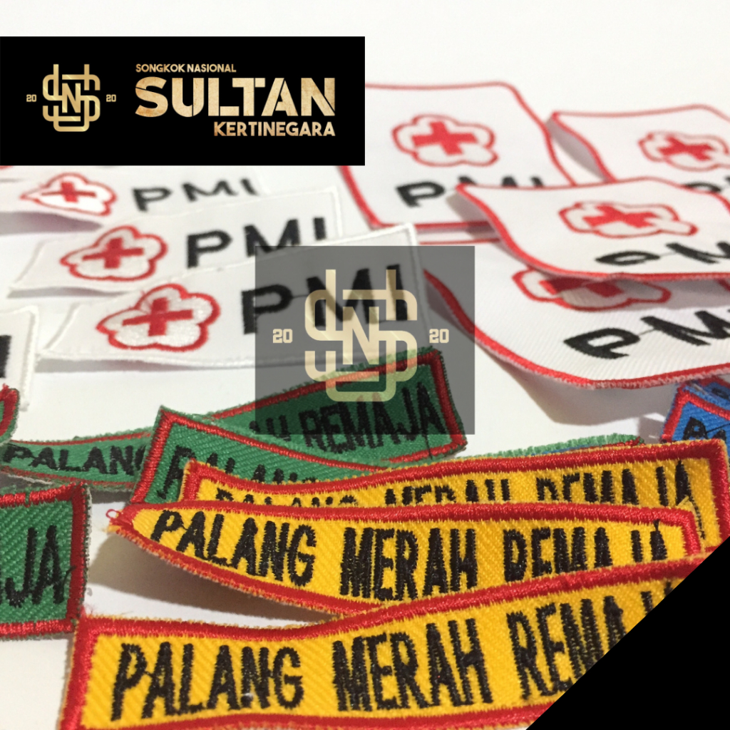 Jual BORDIR LOGO PMI Palang Merah Indonesia Palang Merah Indonesia ...