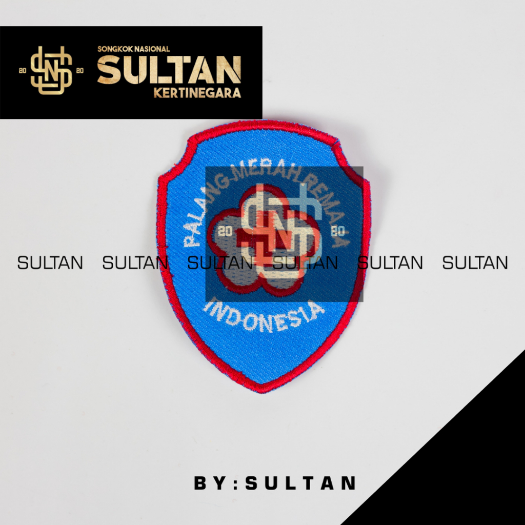 Jual BORDIR LOGO PMI Palang Merah Indonesia Palang Merah Indonesia ...
