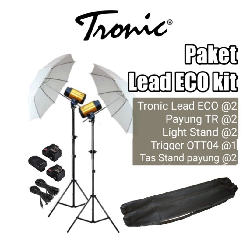 Jual Tronic Lead Eco Kit Studio Flash | Shopee Indonesia