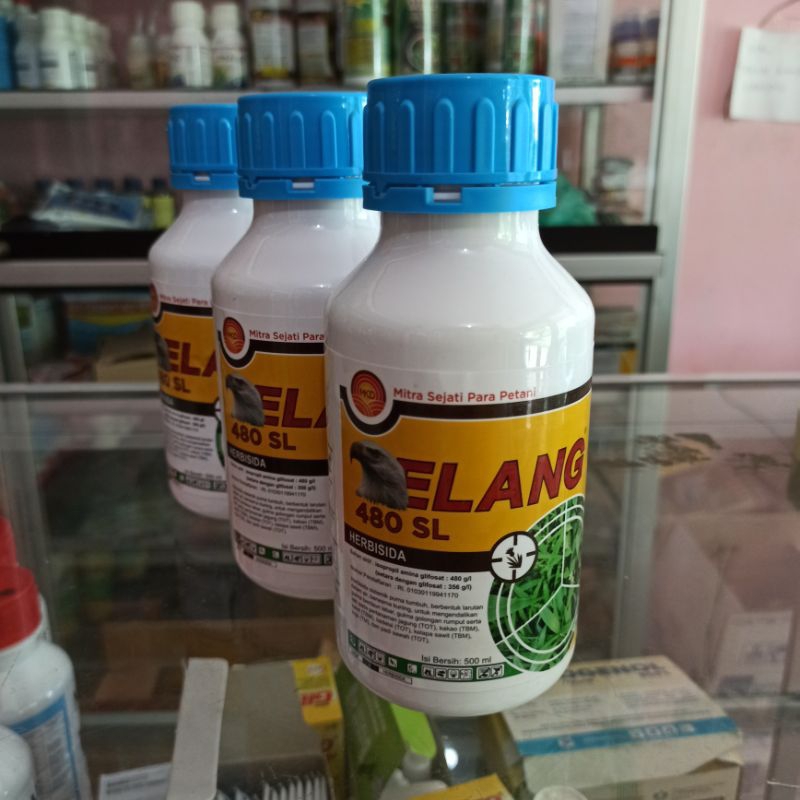 Jual Elang 480 SL Herbisida pembasmi hama Rumput pada tanaman 500ml ...