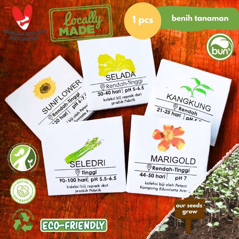 Jual Benih Biji Bibit Tanaman Sayur Bunga Herbs | Shopee Indonesia
