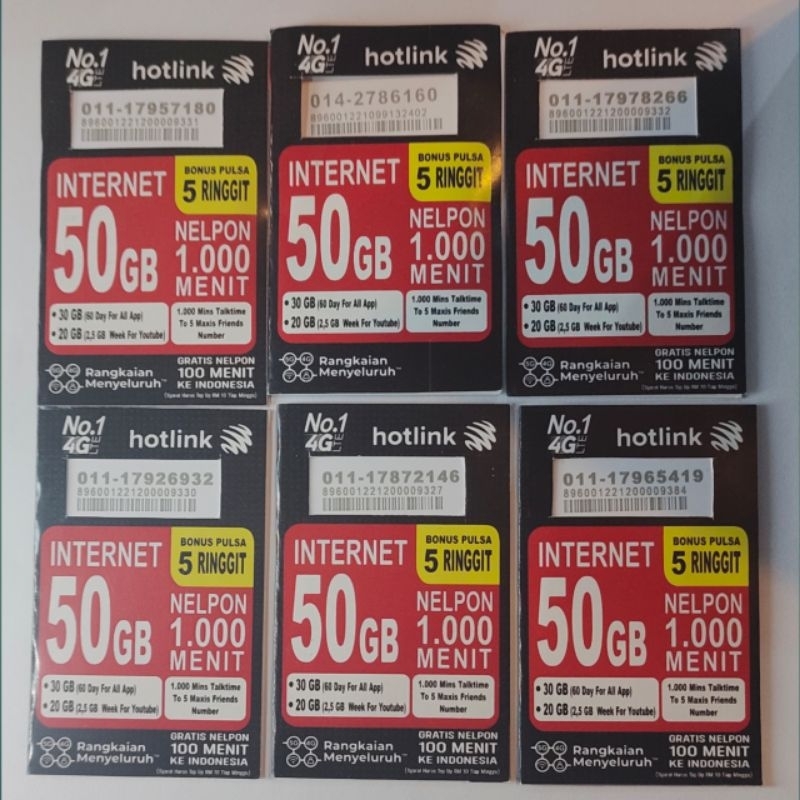 Jual MAXIS INTERNET 50 GB/60 HARI TERMURAH | Shopee Indonesia