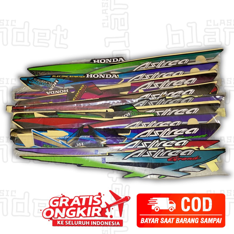 Jual ⛔️BLANDET⛔️ Striping Strip Sticker Stiker Les Body Astrea Grand ...
