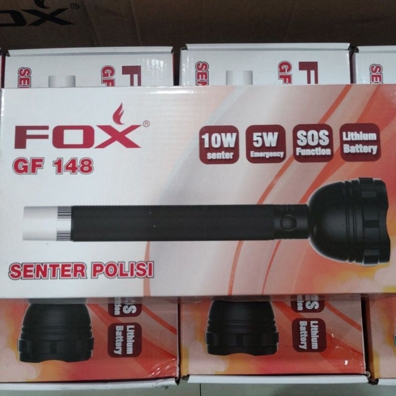 Jual SENTER POLISI FOX GF 148 NEW SUPER TERANG | Shopee Indonesia