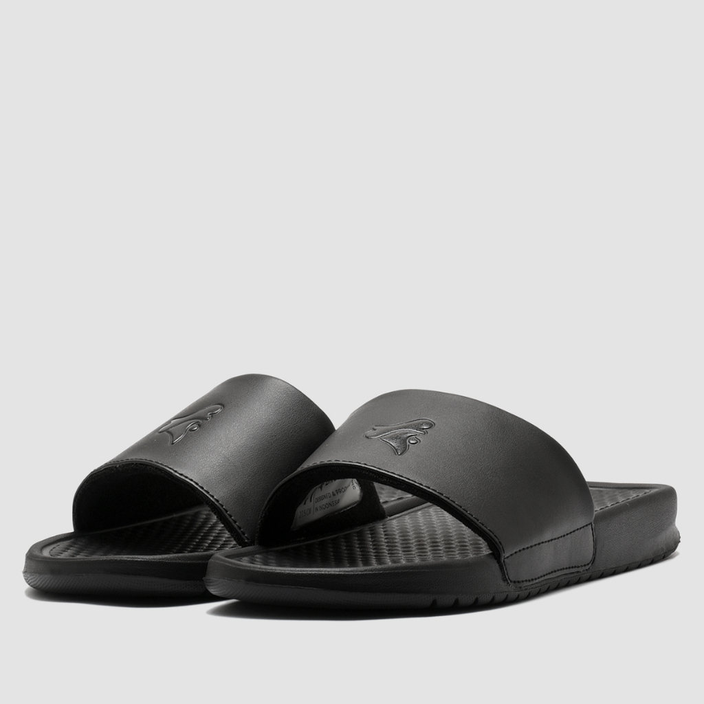 Jual BRODO - Sandal Broslides V.2 Full Black | Shopee Indonesia