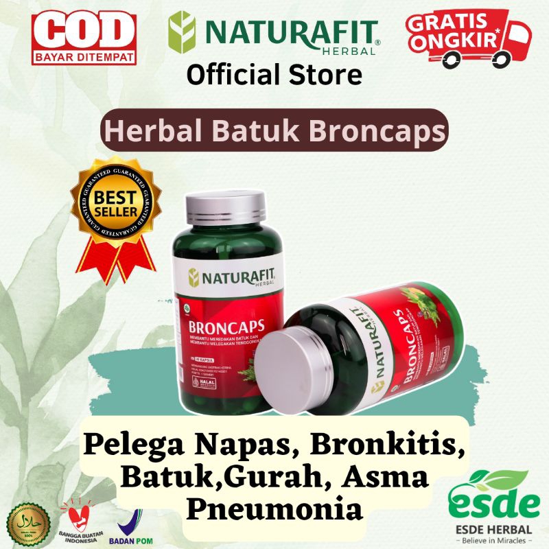 Jual Broncaps 60 Kapsul Kemasan Baru Obat Asma Pneumonia Batuk Berdahak ...