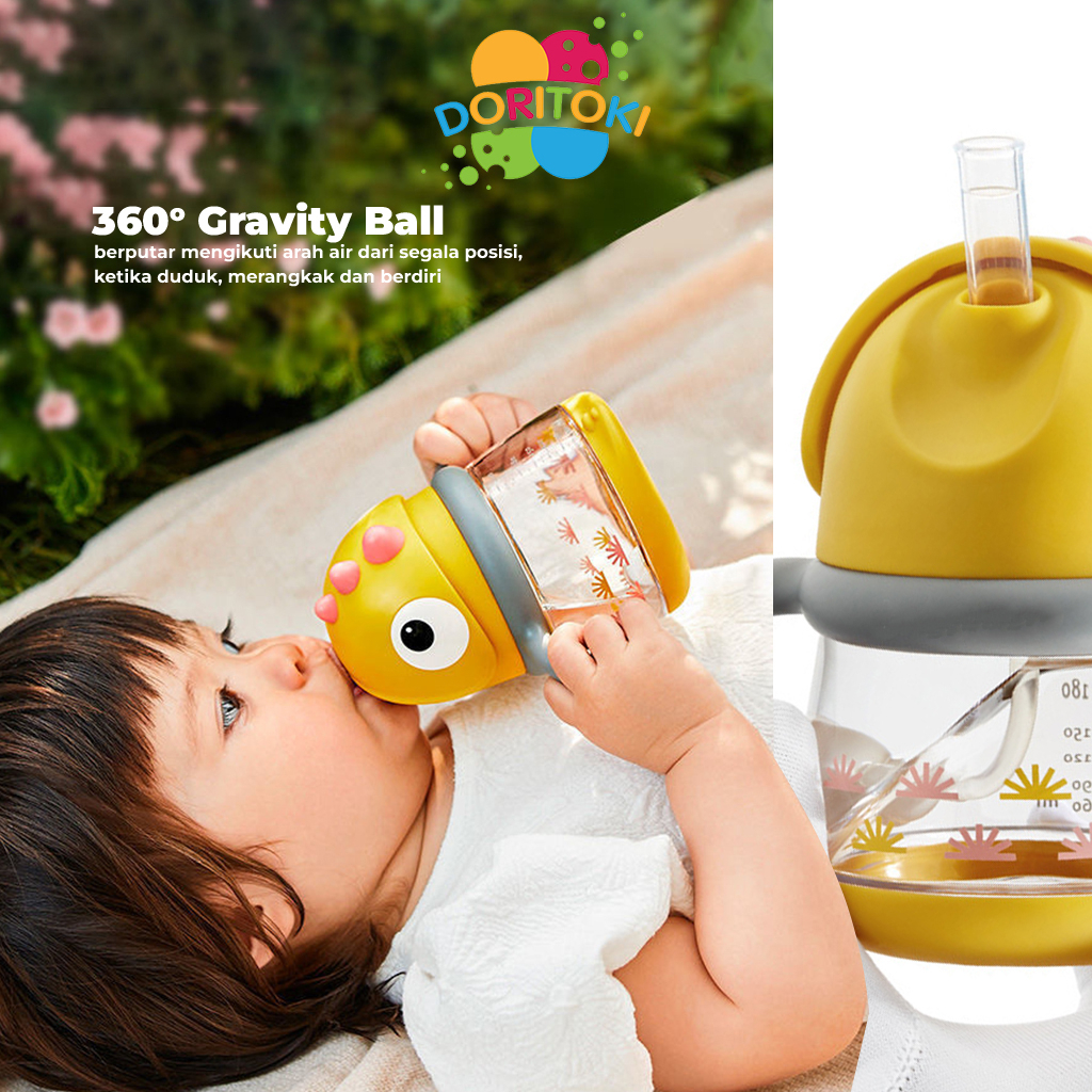 Jual Premium T-Rex Sippy Cup Straw Botol Minum Sedotan Anak Bayi Tritan | Shopee Indonesia