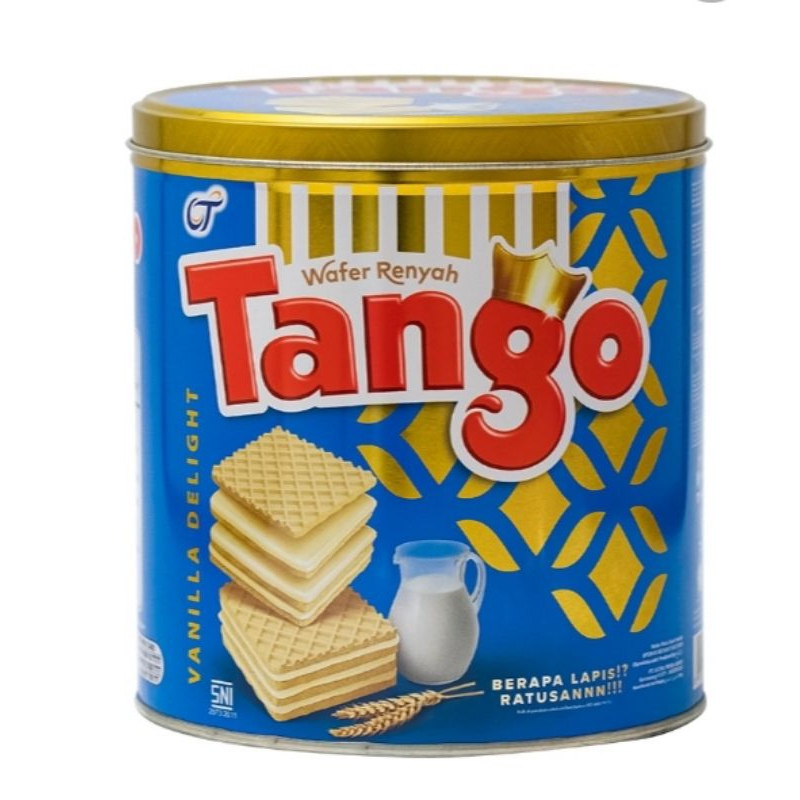 Jual Tango Wafer Chocolate/vanilla kemasan kaleng 290 g | Shopee Indonesia