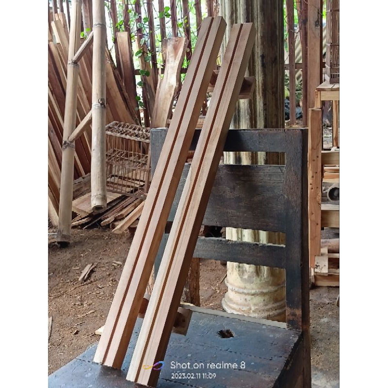 Jual handle hendel tarikan pintu rumah bahan kayu jati model minimalis ...