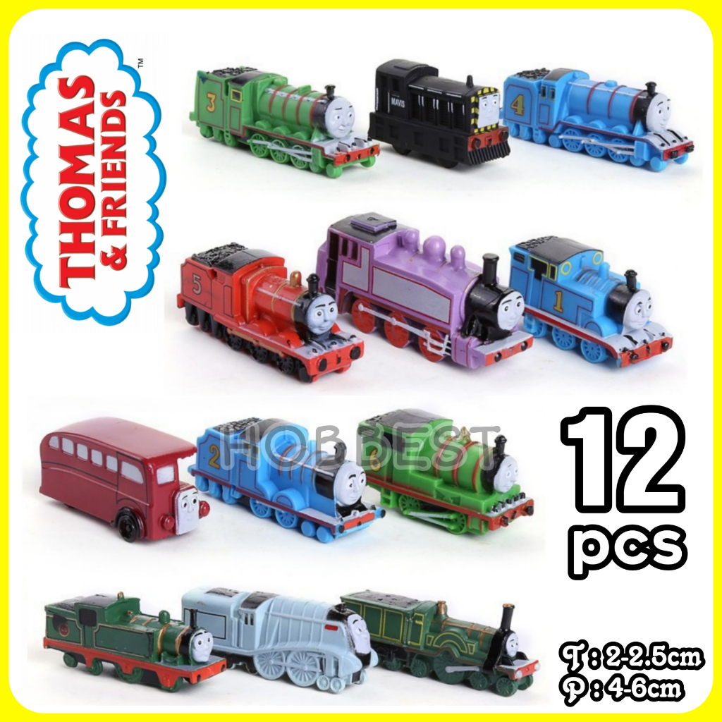Jual Topper Kue THOMAS AND FRIENDS isi 12 pcs - Action Figure Miniatur ...