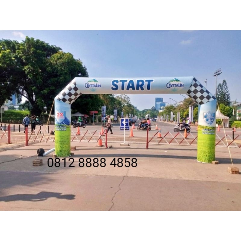 Jual Balon Gate Start Finish Ukuran 4 x 8 m. Produksi Cepat, Harga ...
