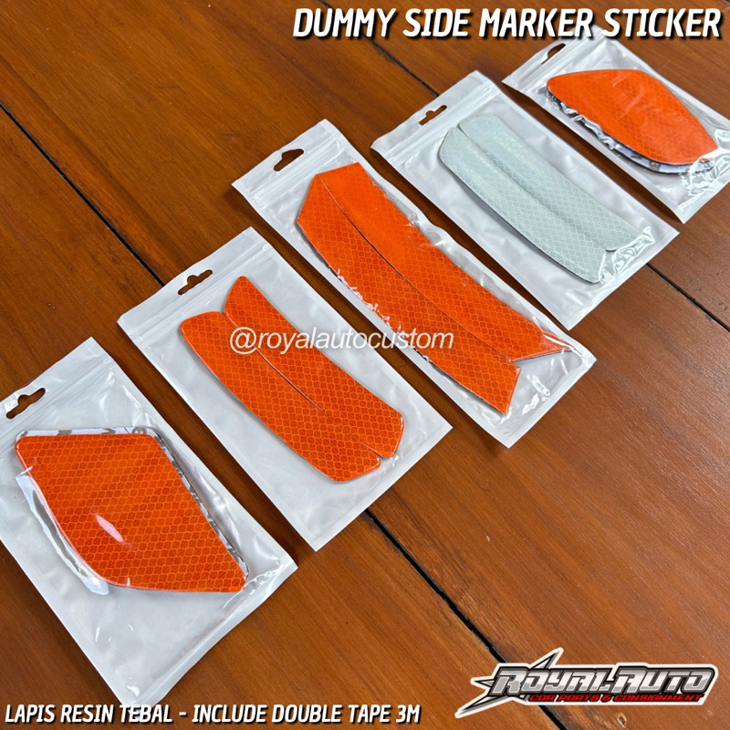 Jual DUMMY SIDE MARKER STICKER REFLECTOR BEMPER DEPAN BAGIAN SAMPING ...