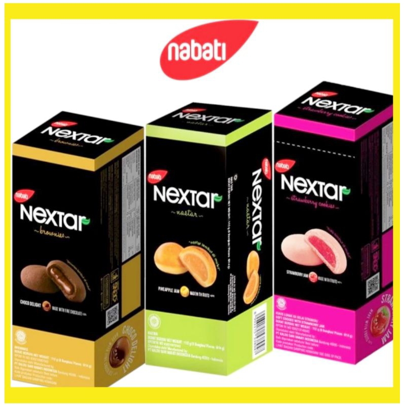 Jual NEXTAR Brownies Coklat/Strawbery/Blueberry/Nanas 8*14 gram ...