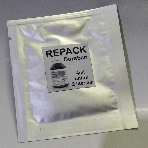 Jual Obat hama tanaman repack dursban 4ml basmi kutu putih | Shopee ...