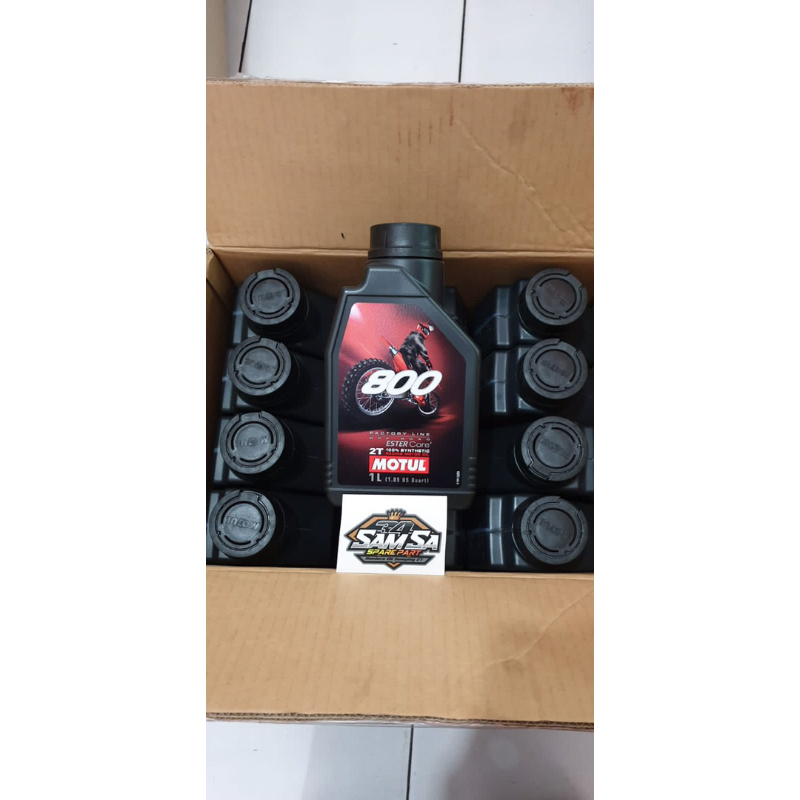 Jual MOTUL 800 2T OFF ROAD Ester Core Paket 1 Carton | Shopee Indonesia