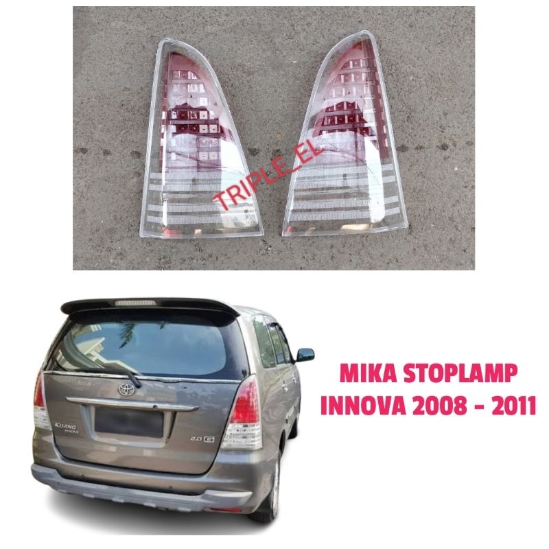 Jual MIKA STOPLAMP STOP LAMP LAMPU REM BELAKANG TOYOTA INNOVA 2008 2009 ...