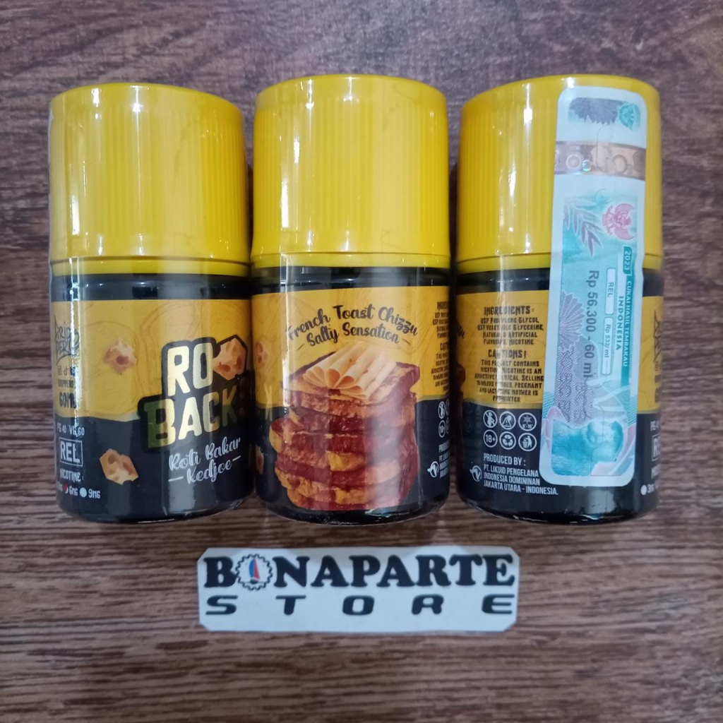 Jual Ro Backs Roti Bakar Kedjoe 6MG 60ML Robacks by Drippers Cukai 2023 ...