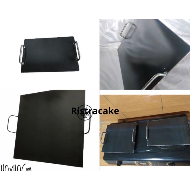 Jual WAJAN ROTI BAKAR DATAR / Wajan Kebab Burger / Wajan Datar Baja ...