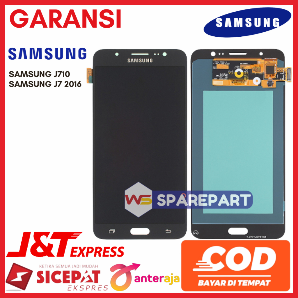Jual LCD SAMSUNG J7 2016 / J710 - ORIGINAL FULLSET | Shopee Indonesia