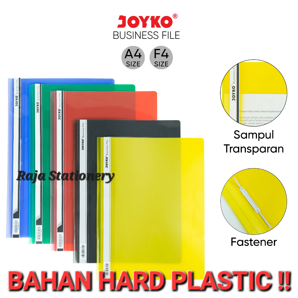 Jual Joyko File Folder A4 F4 Document Business File / Map Plastik Joyko ...
