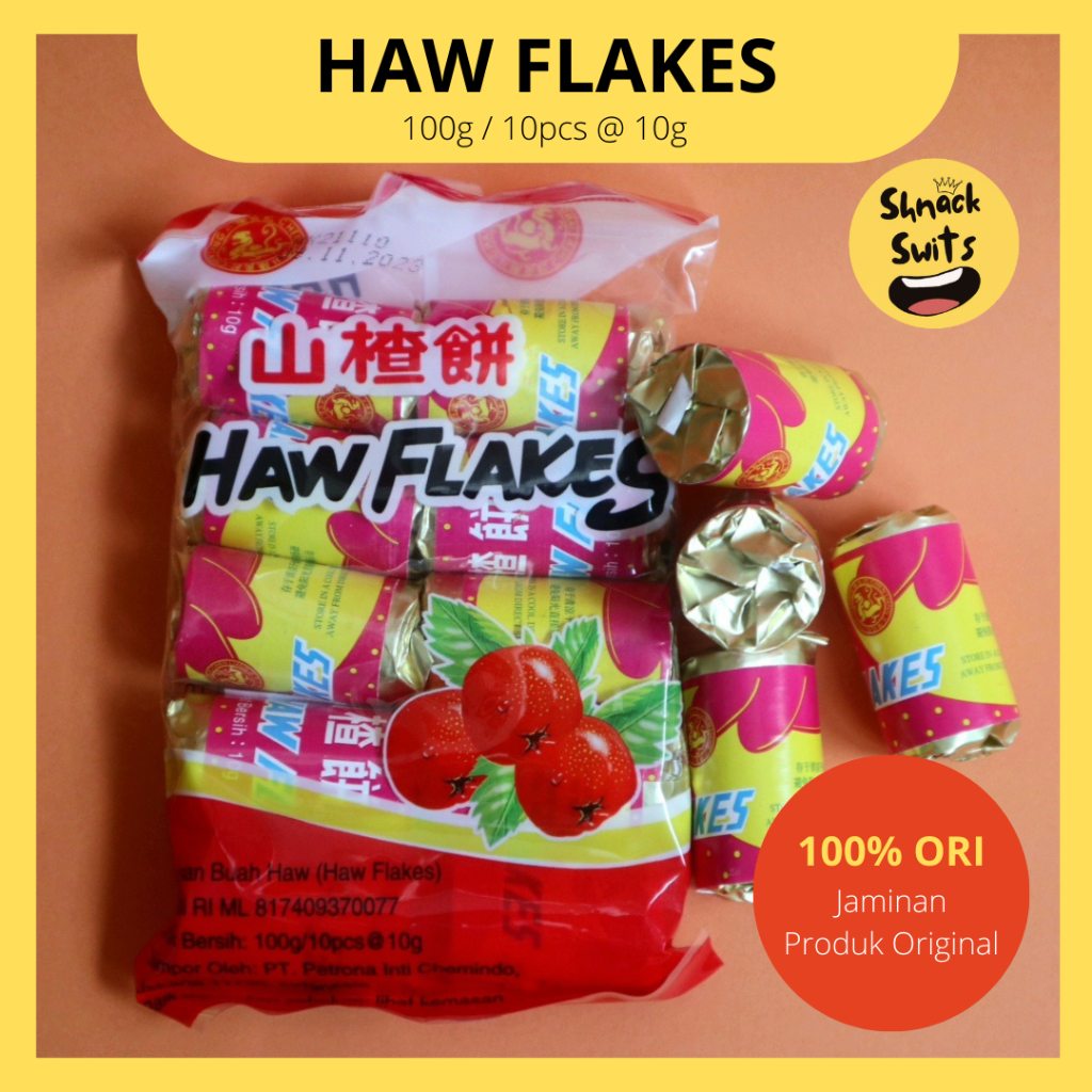 Jual HAW FLAKES SAN ZHA /PERMEN SANCA KOIN / PERMEN JADUL Chen Liang ji ...