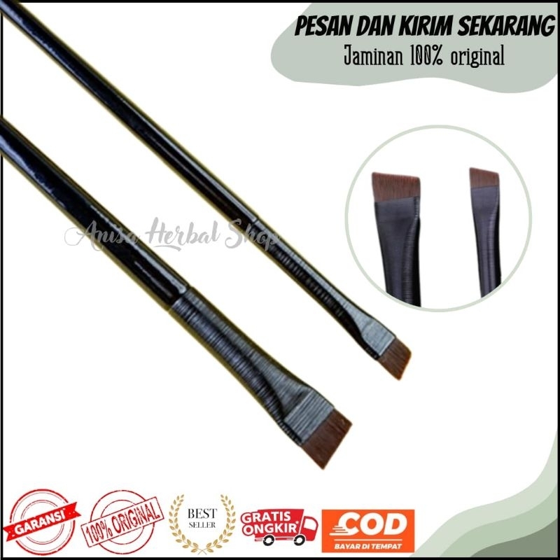 Jual Kuas Alis / Kuas Eyeliner Brush Makeup Bulu Sintetis | Shopee ...