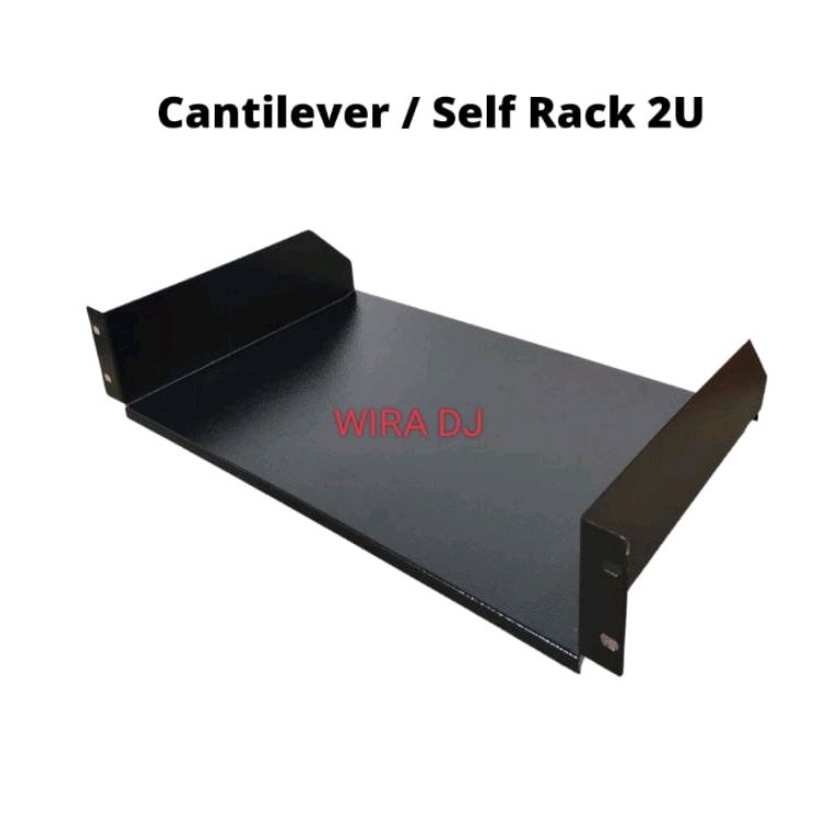 Jual CANTILEVER 2U 19" TATAKAN AMBALAN SHELF RACK SERVER / WALLMOUNT ...
