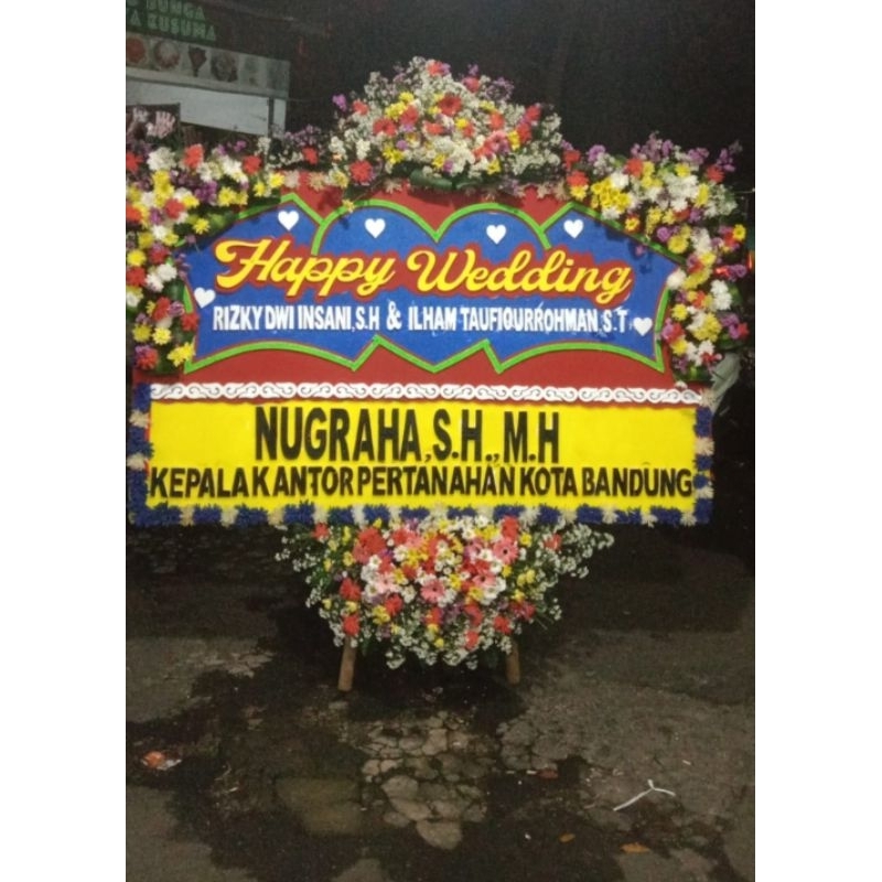 Jual bunga papan,ucapan untuk semua acara bunga 4 titik ukuran 2x1cm ...