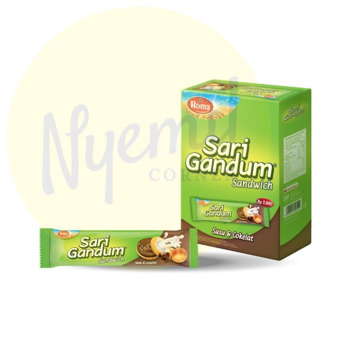 Jual SARI GANDUM ROMA Coklat Biskuit Box (12pcs) | Shopee Indonesia