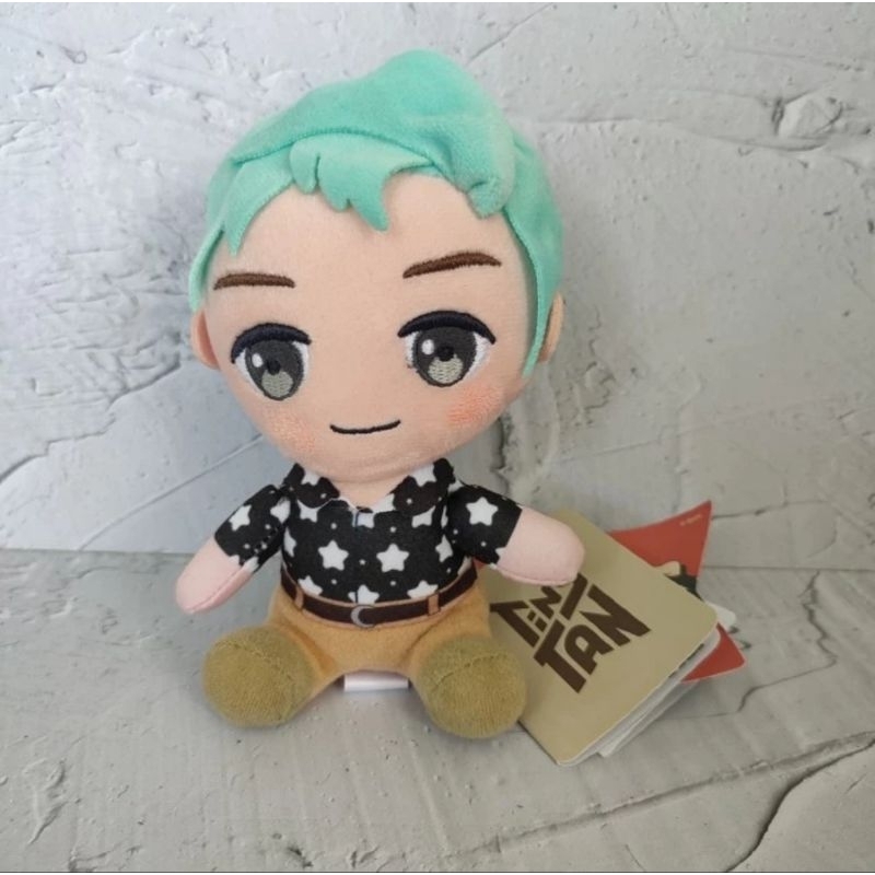 Jual sega tiny tan nuigurumi plush BTS RM Kim Nam-joon dynamite outfit | Shopee Indonesia