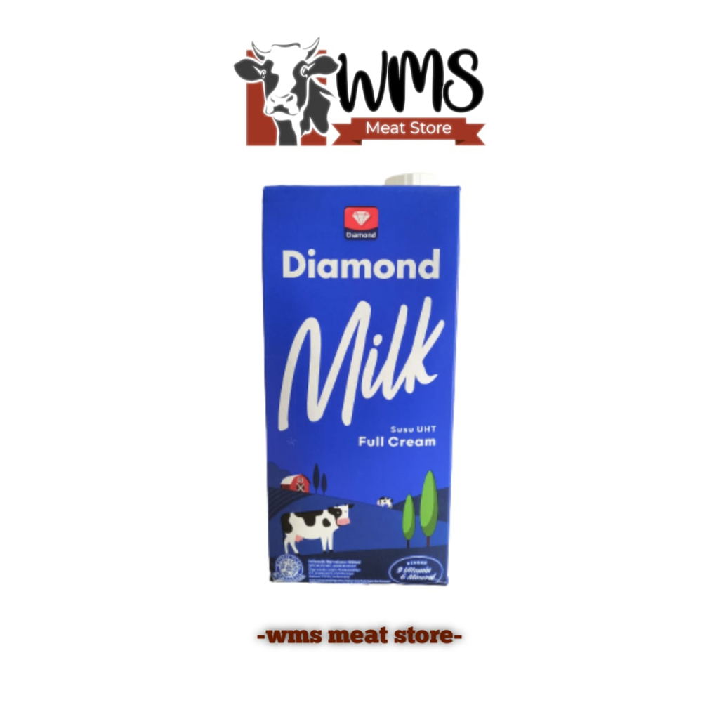 Jual Diamond Milk UHT Full Cream - 1 L | Shopee Indonesia