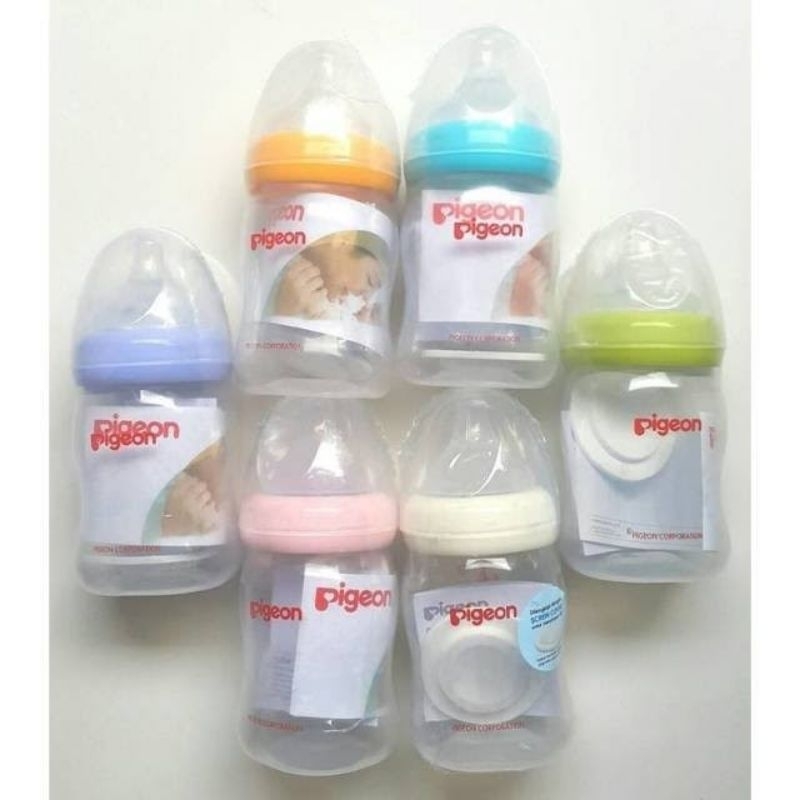 Jual Pigeon wide neck botol susu 160ml ( harga 3 pcs ya ) | Shopee ...