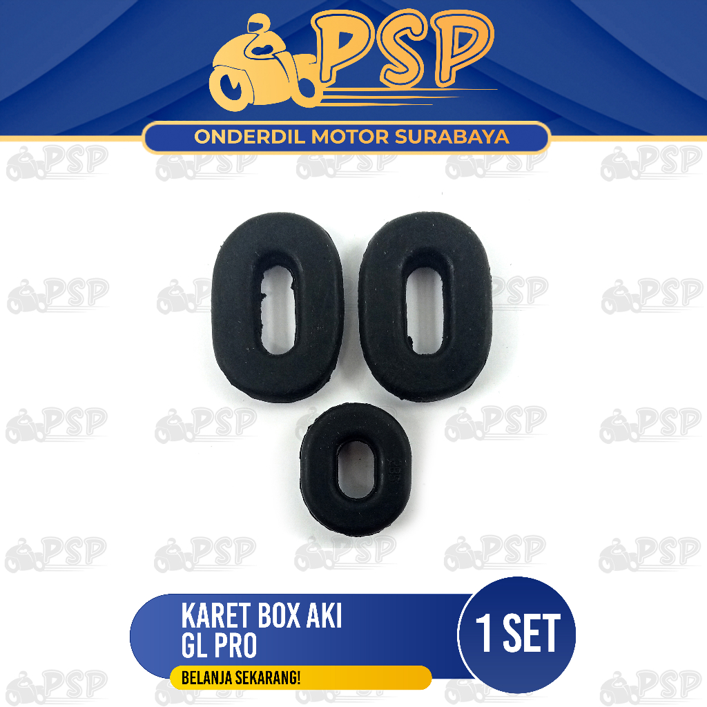 Jual Karet Box Aki GL Pro (Harga Per Set Isi 3) - Karet Tempong Tepong ...