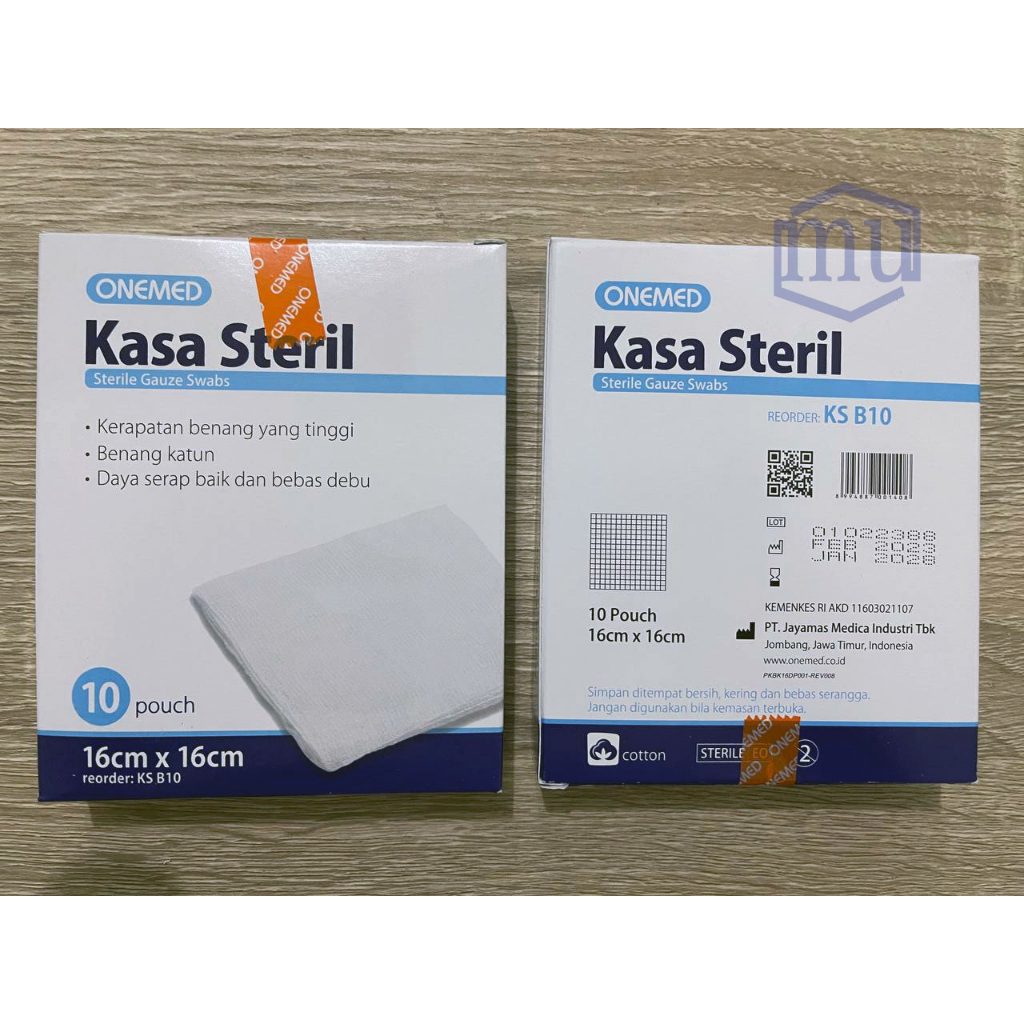 Jual Kasa Steril 16x16 cm OneMed box isi 10 pcs KS B-10 | Shopee Indonesia