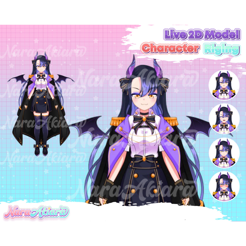 Jual Tampil Unik dan Menarik dengan Karakter Anime Vtuber Model Live2D ...