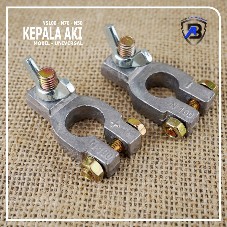 Jual KEPALA AKI N70 / N100 BESAR TIMAH / KLEM ACCU TEBAL JUMBO ...