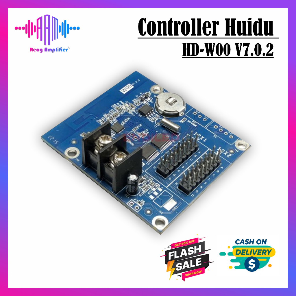 Jual Controller Huidu HD-W00 HD W00 Wifi Panel Module Modul LED P10 Running Tex | Shopee Indonesia