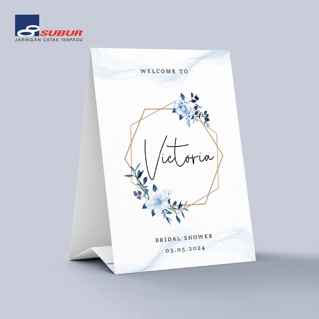 Jual Min. 2 pcs - Standing Name Tag Name Tentcard TableName Bridesmaid ...