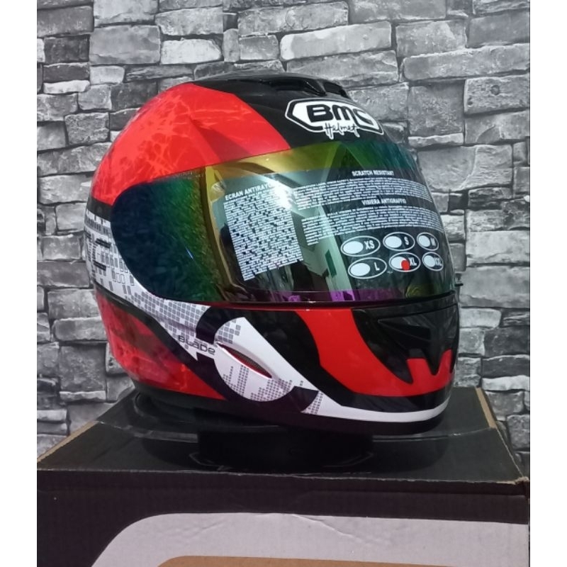 Jual HELM FULL FACE BMC SNI ORIGINAL BMC BLADE HELM MOTOR PRIA HELM ...