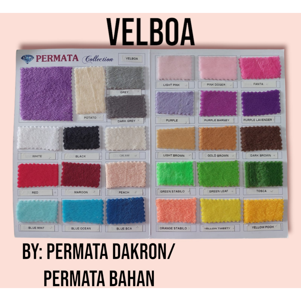 Jual Kain Velboa/Bahan Boneka Halus dan Lembut uk. 90 x 150-155 cm (1 yard) | Shopee Indonesia
