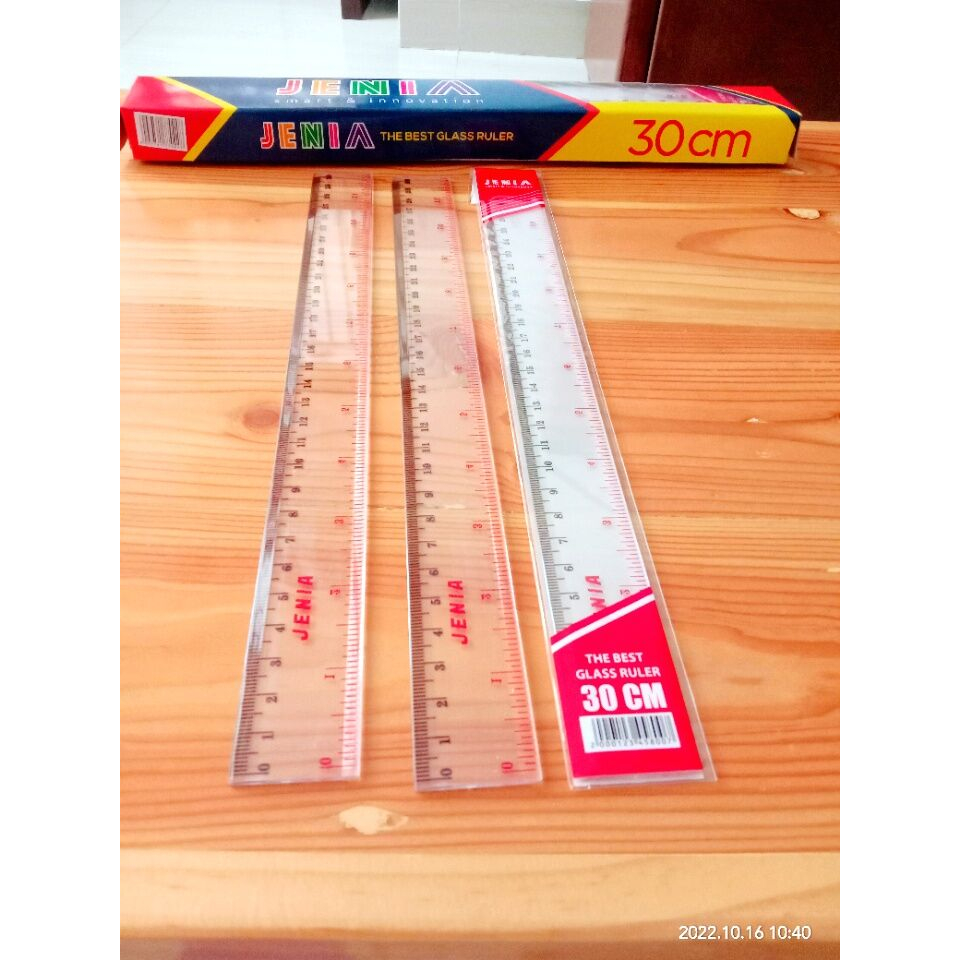 Jual Penggaris Tebal 30 cm JENIA Per Pack | Shopee Indonesia