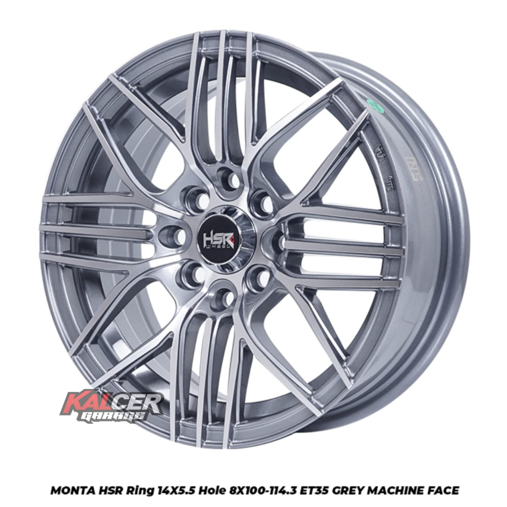 Jual Velg mobil R14 HSR wheel pcd 4x100-114,3 untuk wuling airev ayla ...