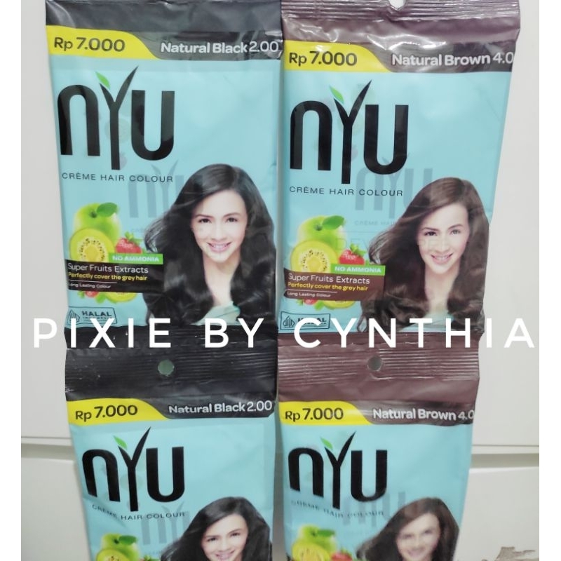Jual NYU CREME HAIR COLOUR SACHET 1'S | Shopee Indonesia