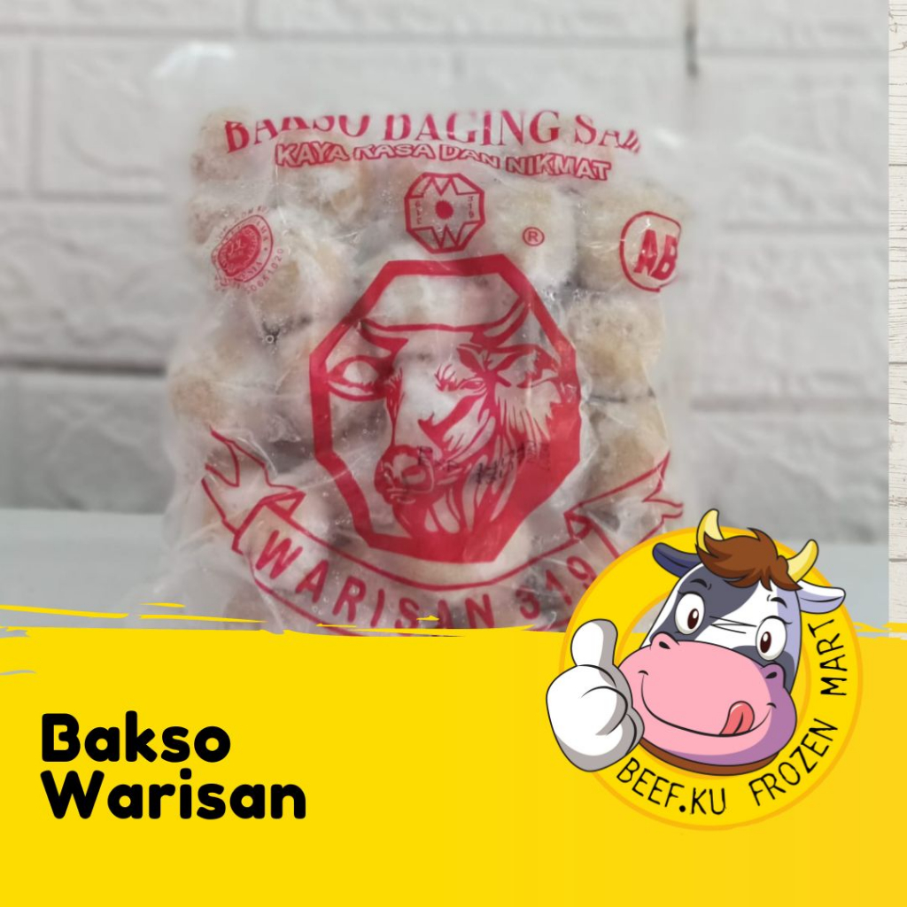 Jual Warisan - Bakso Warisan 700gr isi 50 butir Frozen Food Halal ...