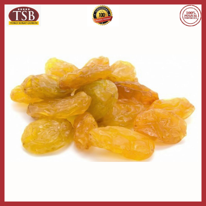 Jual kismis arab 1kg jumbo golden raisin asam manis | Shopee Indonesia
