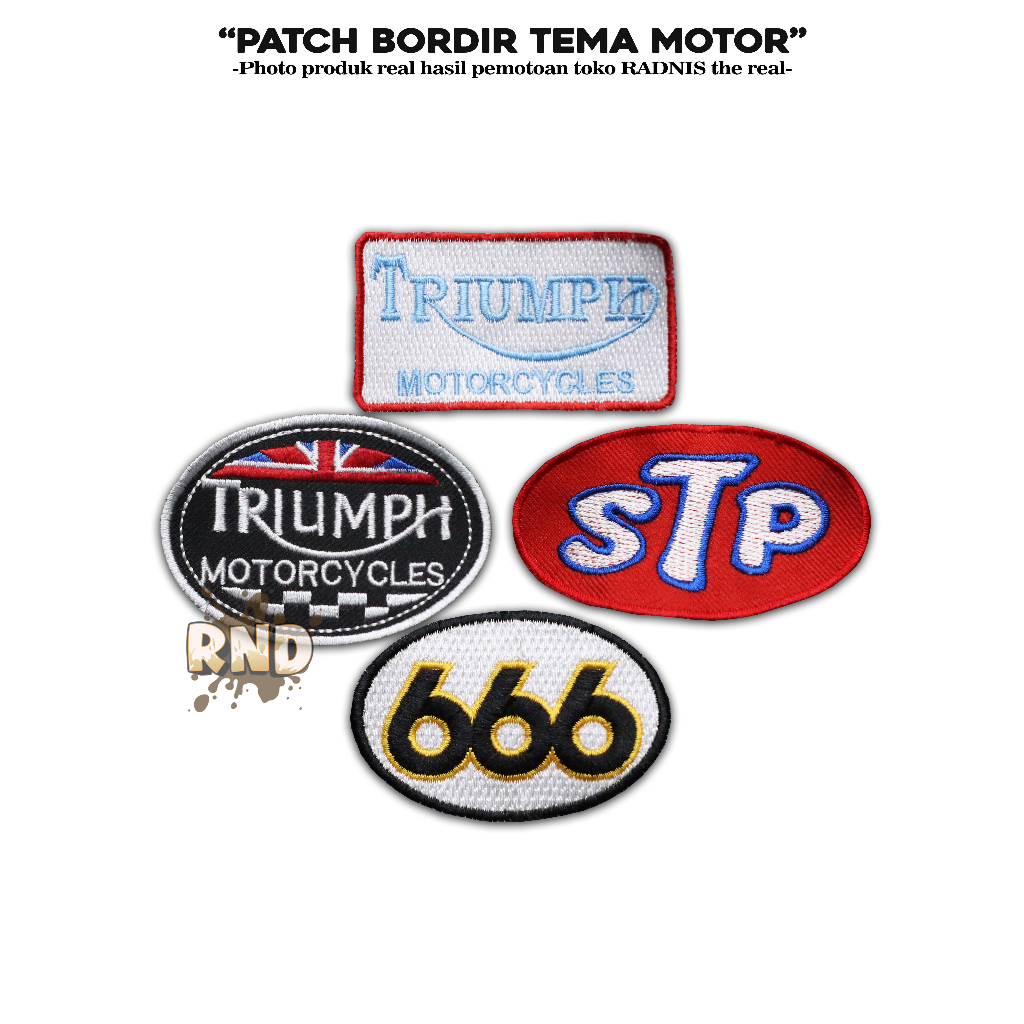 Jual PATCH BORDIR STP PATCH RIDING EMBLEM BORDIR MOTOR PATCH CAFE RACER & MOTORHEAD | Shopee ...