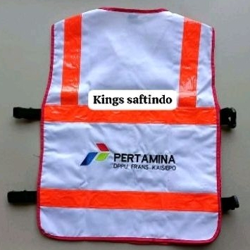Jual SAFETY VEST CUSTOM PERTAMINA/ROMPI SAFETY SCOTLIGHT PVC/ ROMPI ...