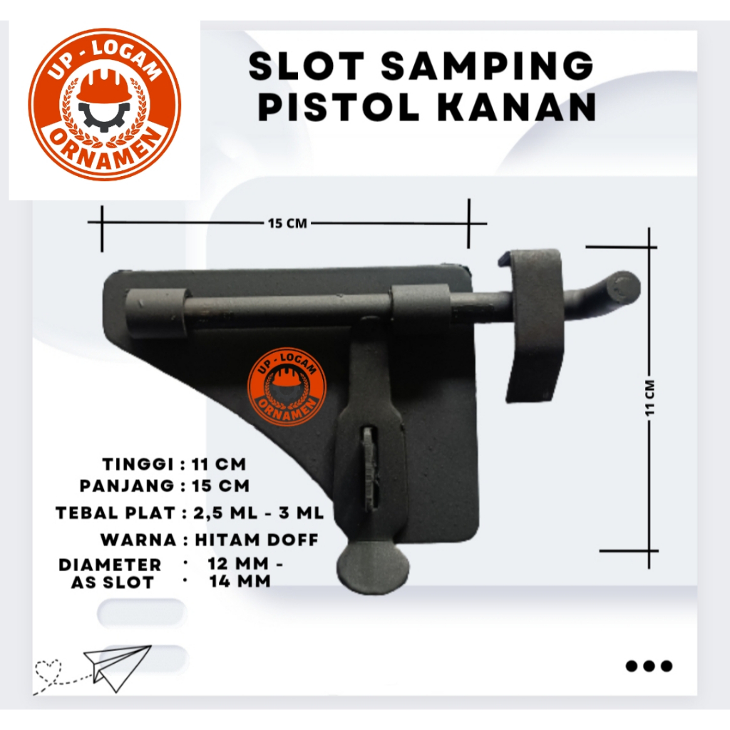 Jual Slot samping model baru pintu pagar grendel pagar tralis | Shopee ...