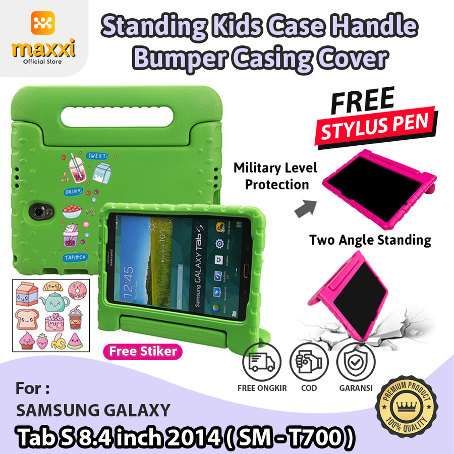 Jual Samsung Tab S 8.4 inch 2014 SM T700 T705 Handle Softcase Anak Kid ...