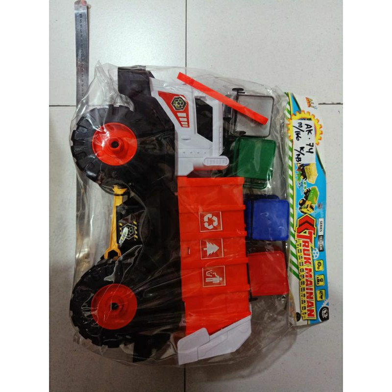 Jual AK JUMBO/MAINAN MOBIL TRUK SAMPAH BESAR + TEMPAT SAMPAH AK 74 ...
